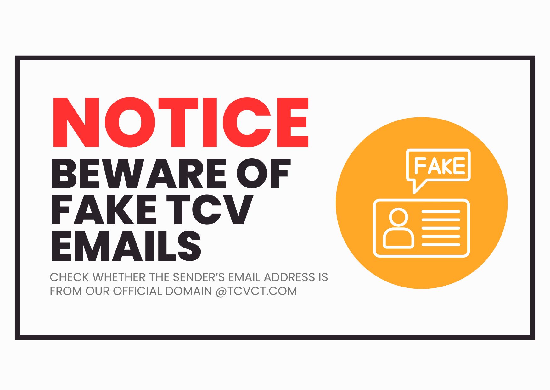 [Notice] Please Be Aware of Fake Inquiries Claiming to Represent TCV ...